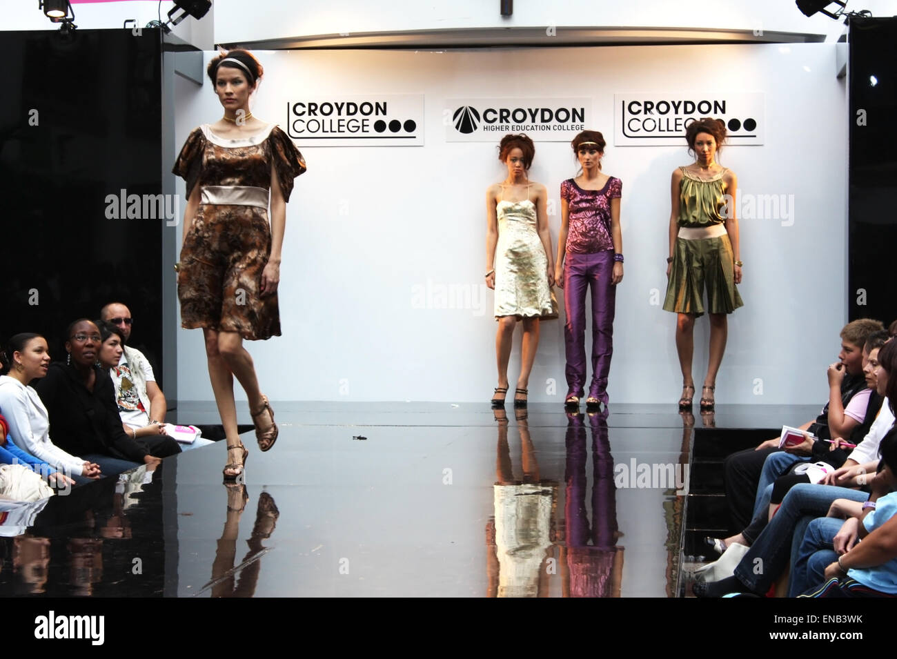 CROYDON, LONDON - JUNE 18 : Models in Fashion Festival on June 18, 2008 ...