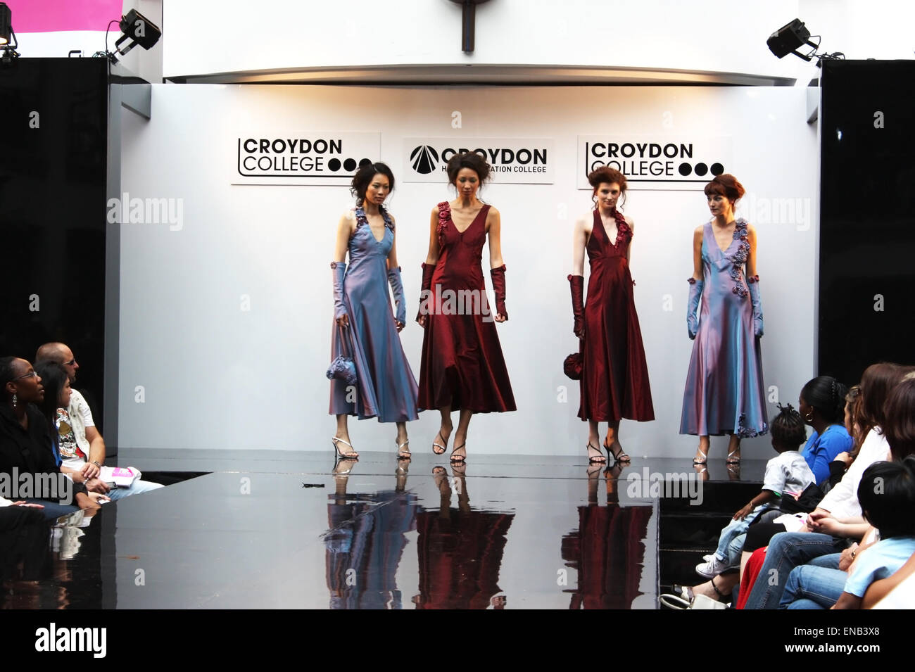 CROYDON, LONDON - JUNE 18 : Models in Fashion Festival on June 18, 2008 ...