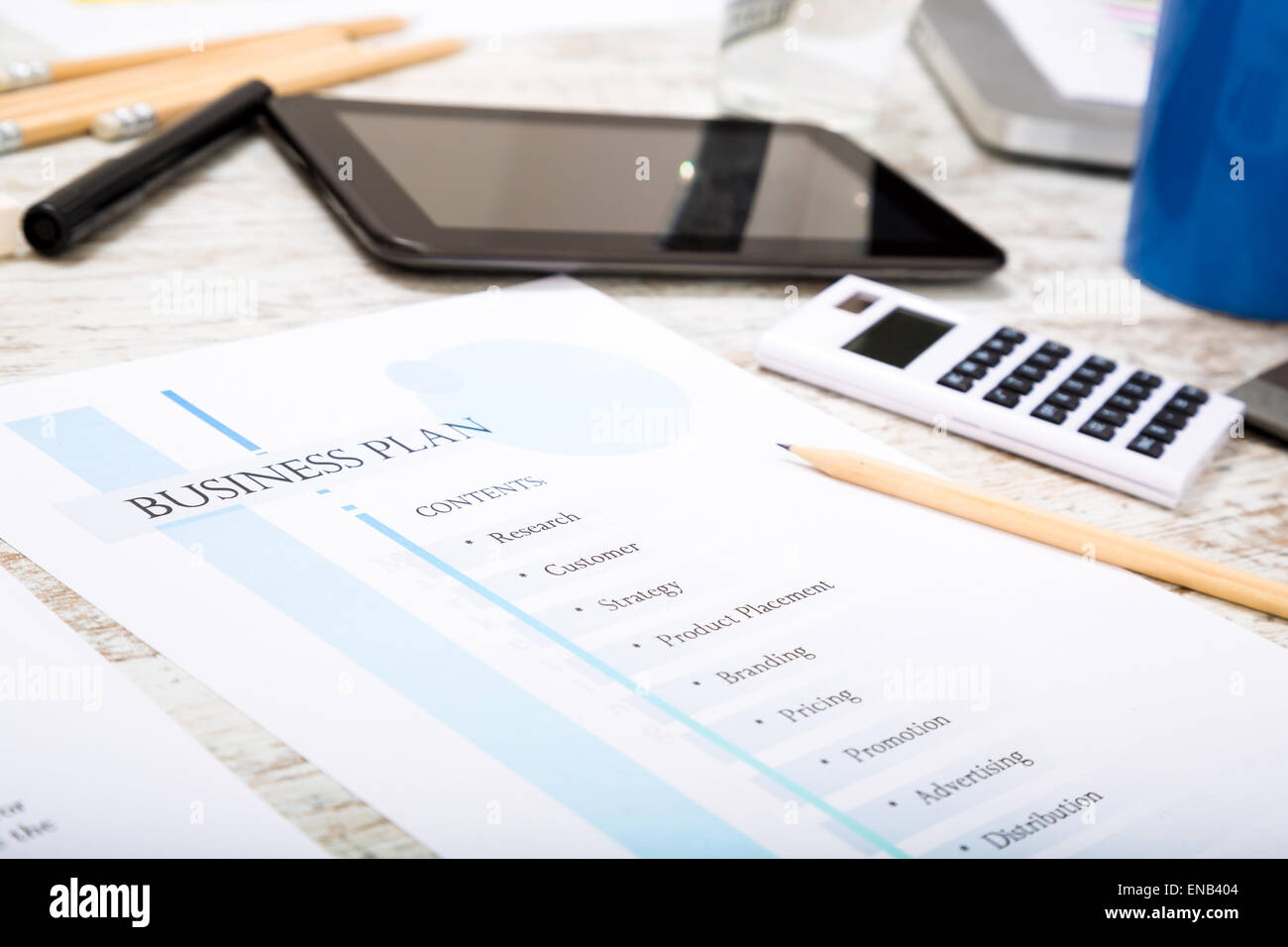 Presenting a Business Plan with a strategy to develop Stock Photo - Alamy