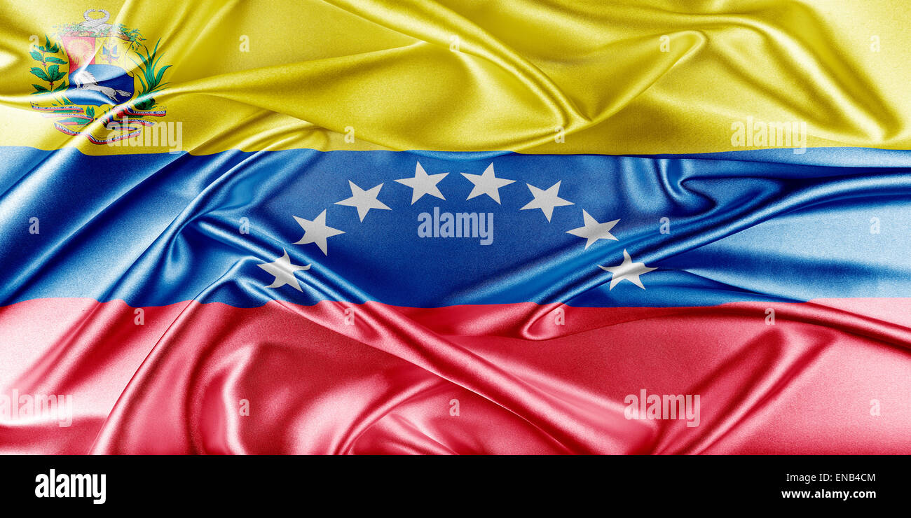 Venezuela silk flag hi-res stock photography and images - Alamy