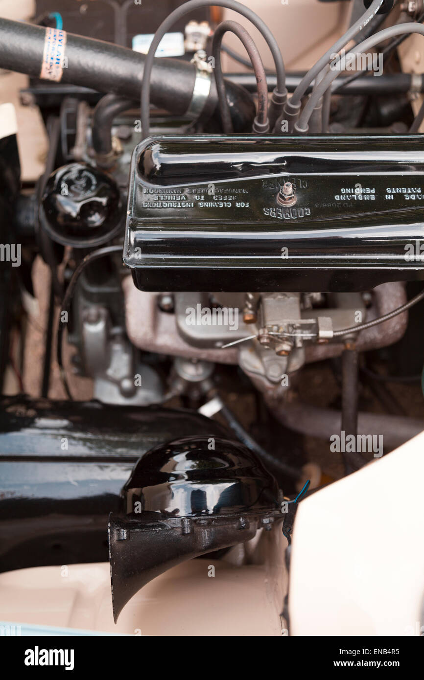 Ford 100E Escort Estate, Baby Blue, sidevalve engine painted green in a ...