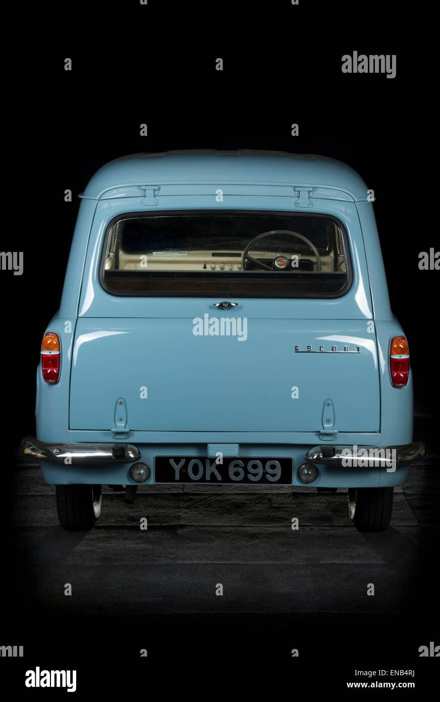 Ford 100e estate baby blue hi-res stock photography and images - Alamy