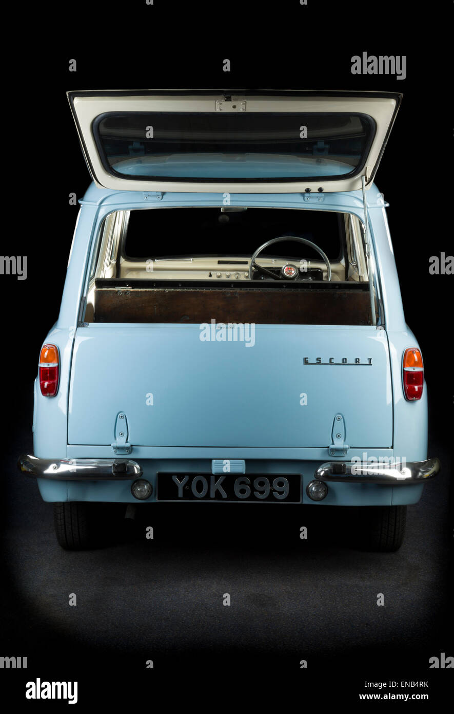 Ford 100e baby blue sidevalve hi-res stock photography and images - Alamy
