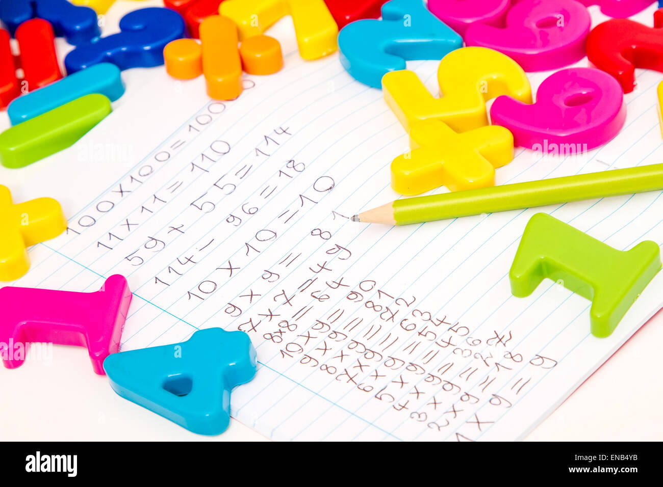 Calculations and numbers hi-res stock photography and images - Alamy