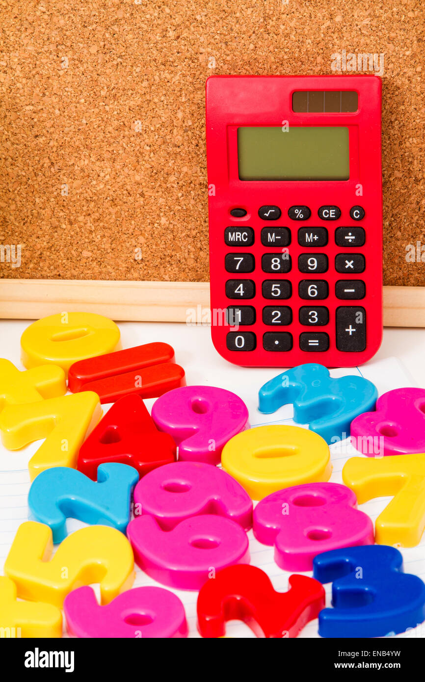 Studying maths, doing some calculations Stock Photo - Alamy