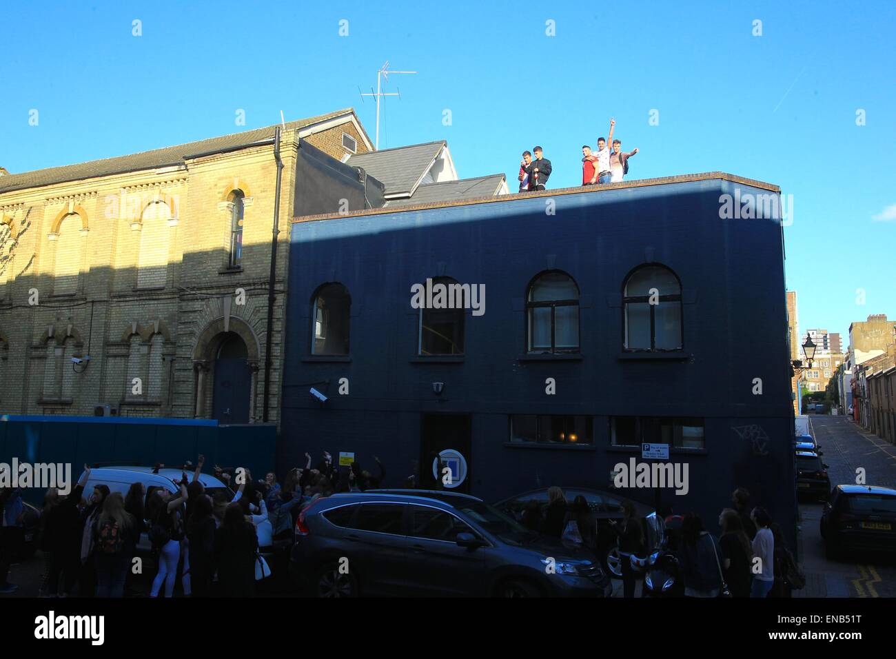X Factor final contestants arrive at music studio rehearsals. Featuring ...