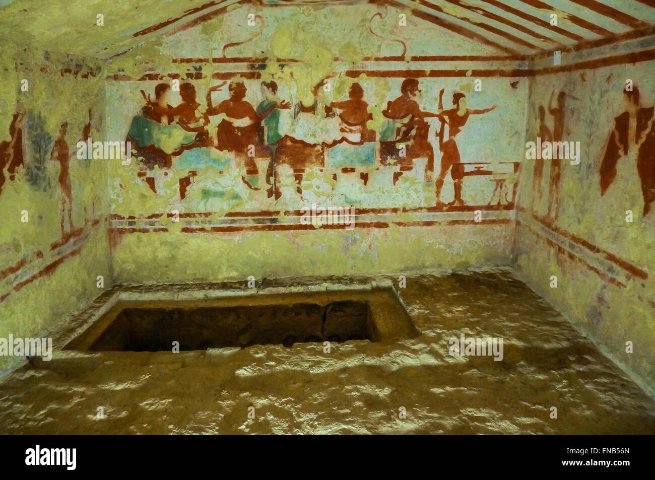 Etruscan tomb painting hi-res stock photography and images - Alamy