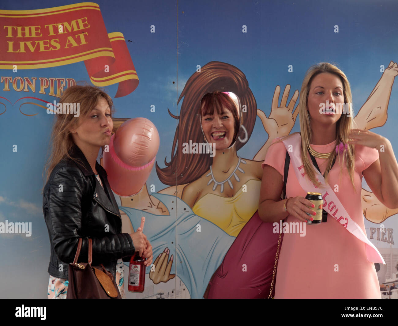 A hen do in Brighton Stock Photo - Alamy