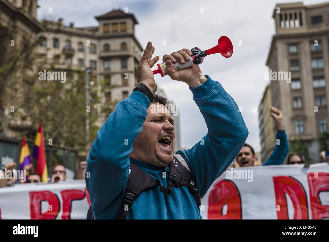 Movistar Protest High Resolution Stock Photography and Images - Alamy
