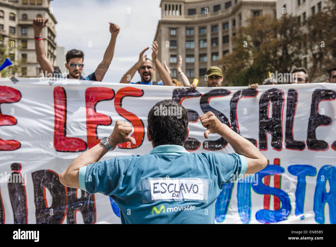 Movistar Protest High Resolution Stock Photography and Images - Alamy