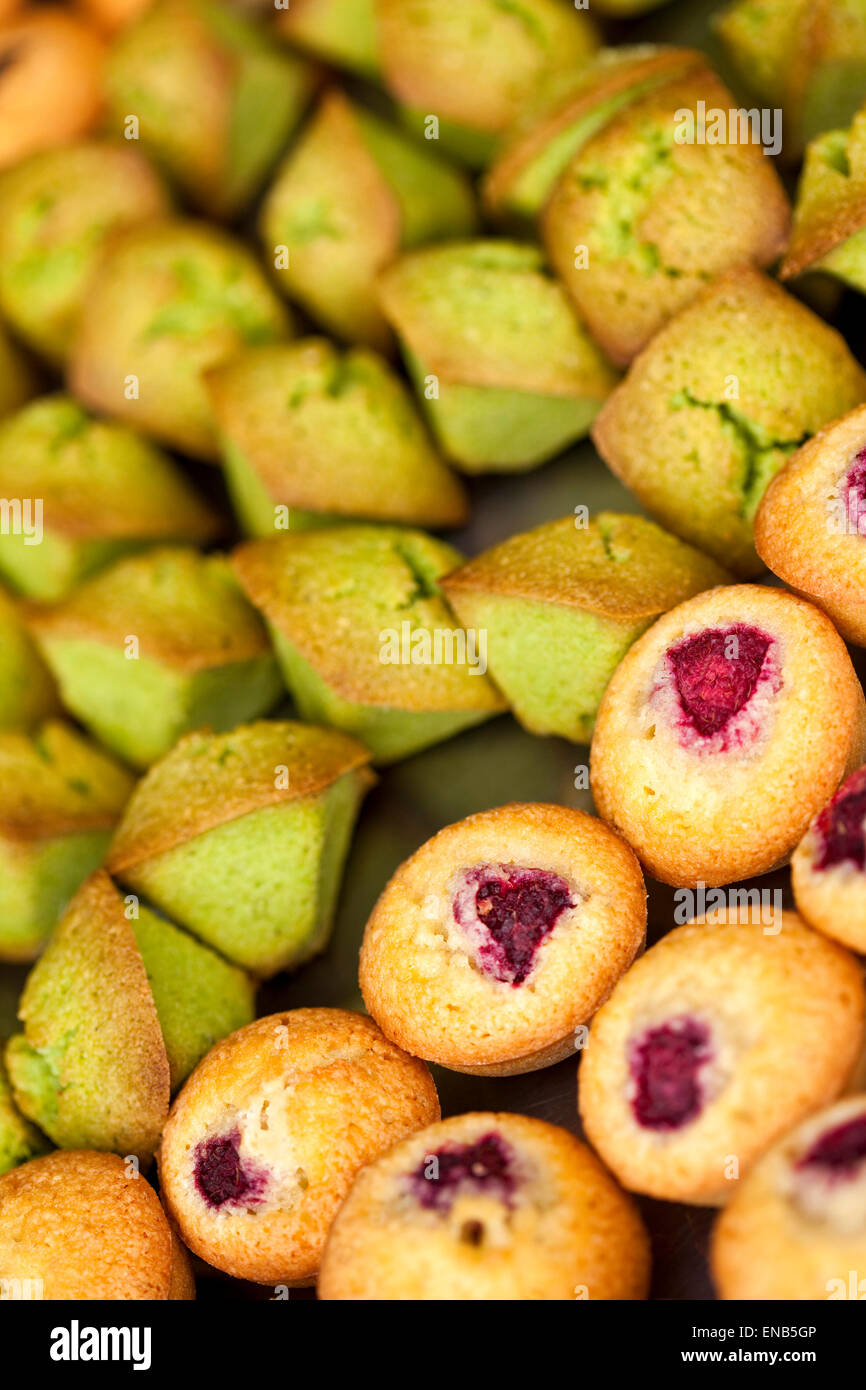 Close up of various cakes in a bakery Stock Photo - Alamy