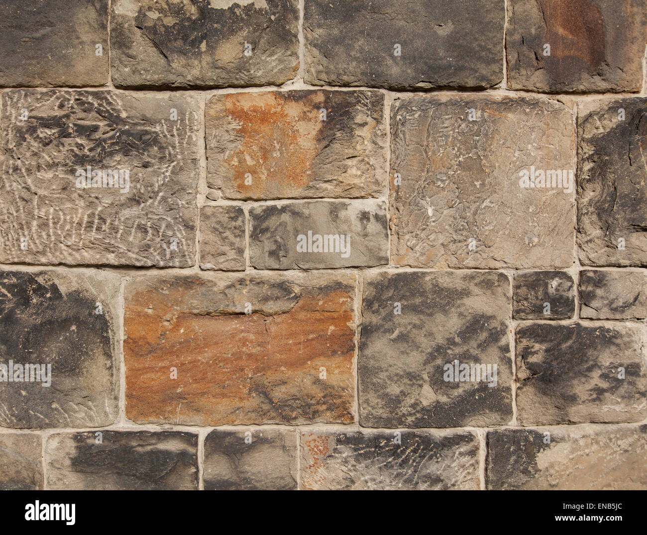 Detail of the stone wall Stock Photo - Alamy