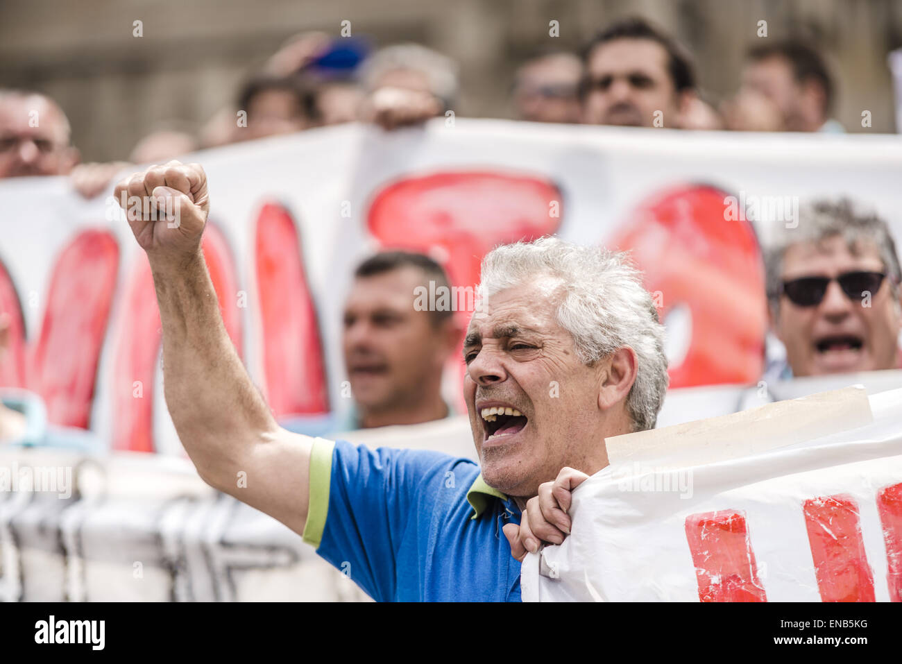 Movistar Protest High Resolution Stock Photography and Images - Alamy