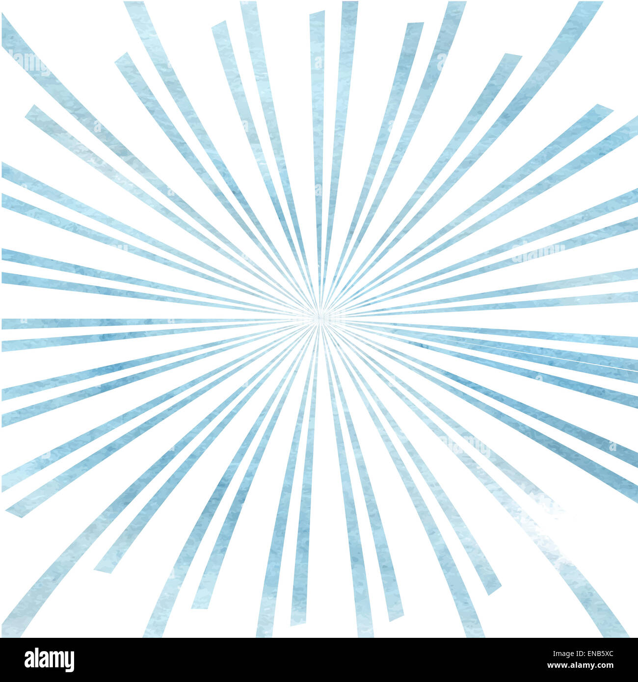 Blue sky watercolor rays for retro background design. Vector ...