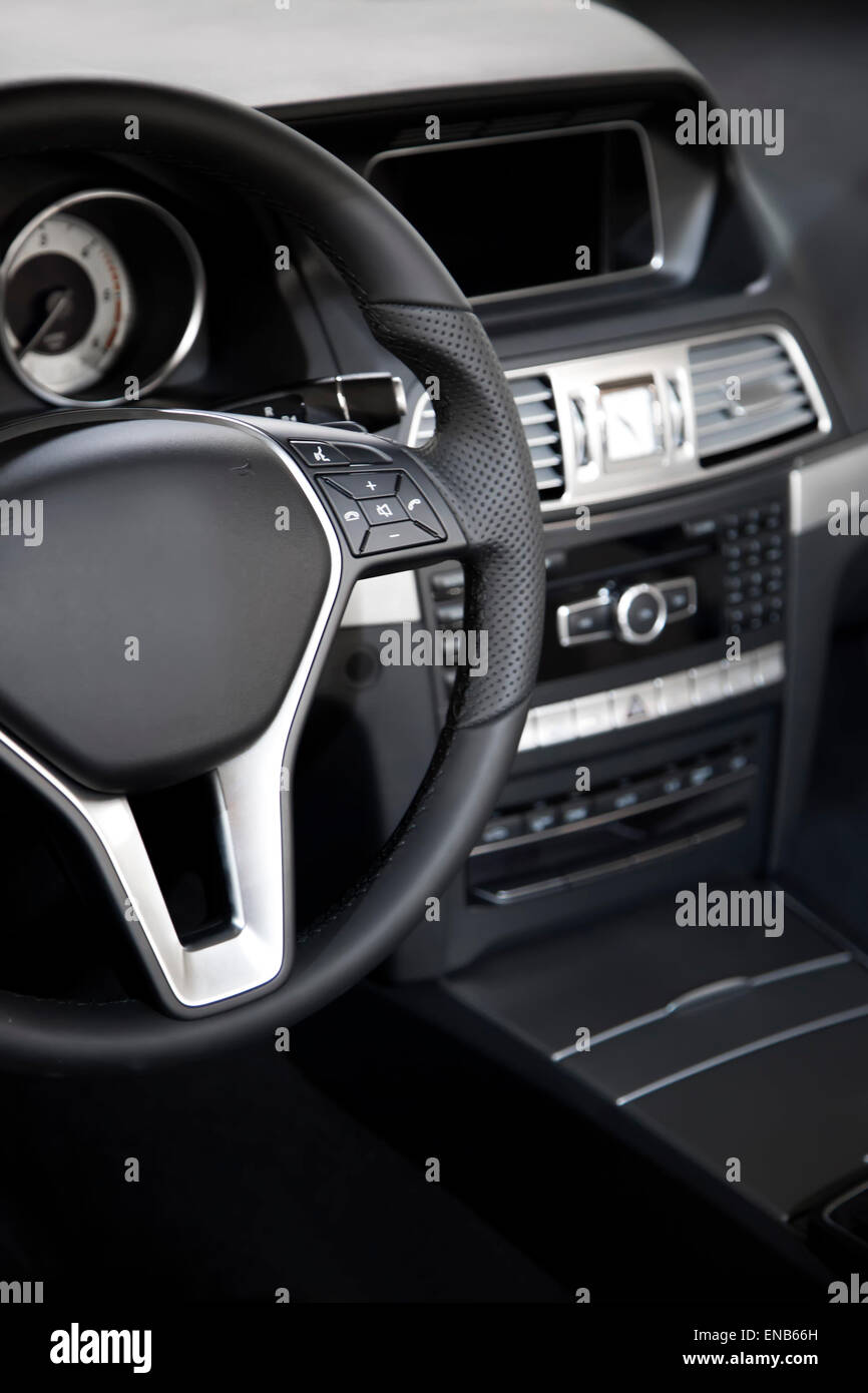 Detail of the car interior Stock Photo - Alamy