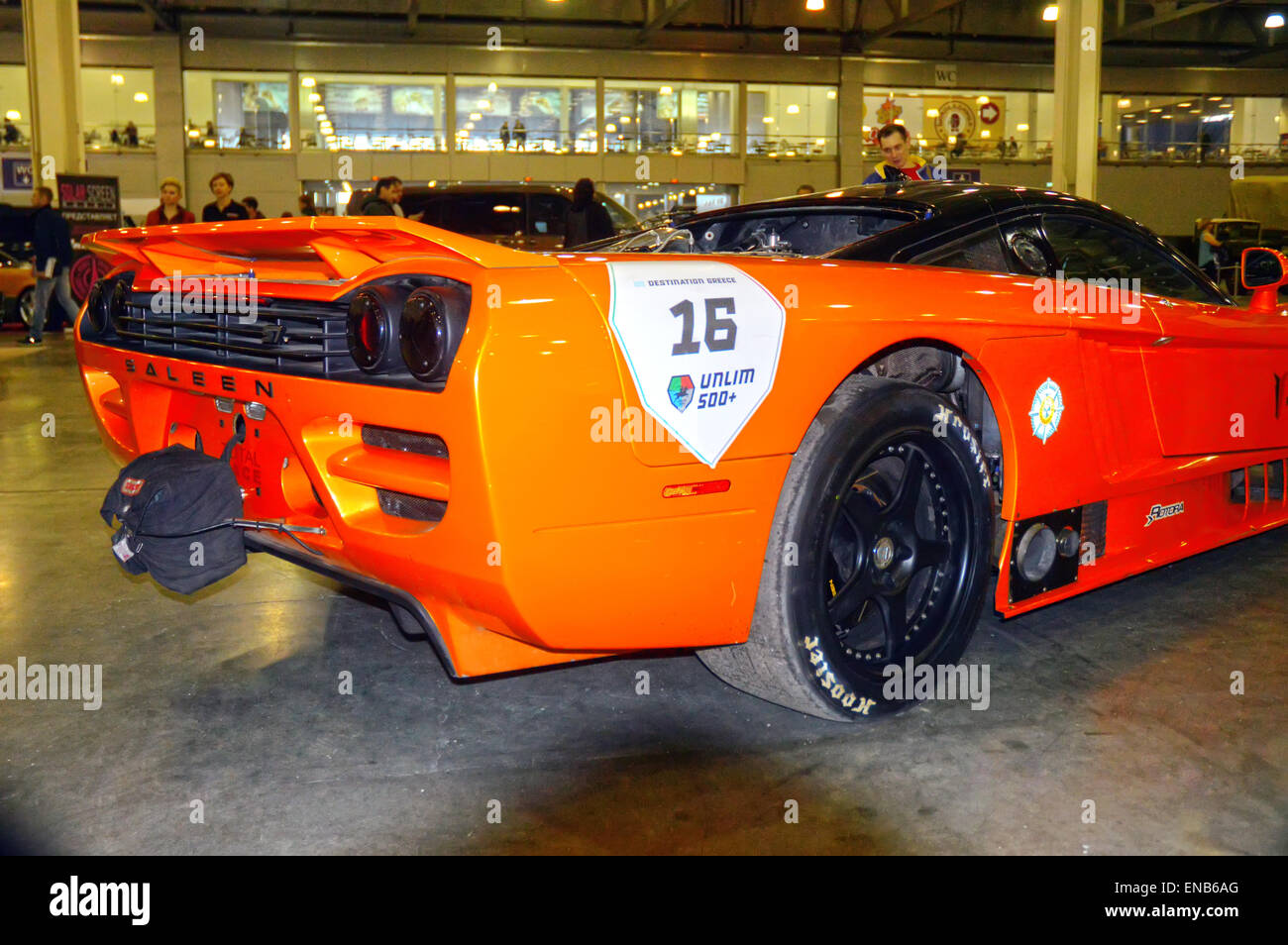 Orange Car Tuning