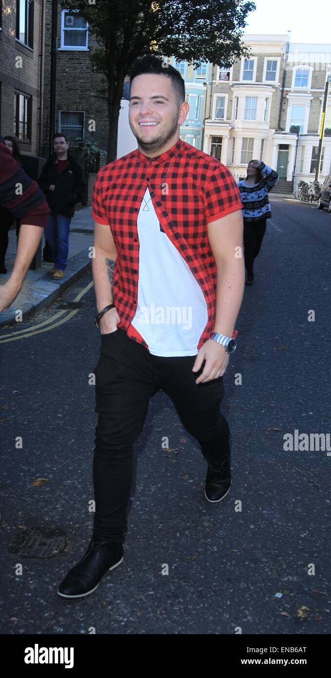 X Factor final contestants arrive at music studio rehearsals. Featuring ...