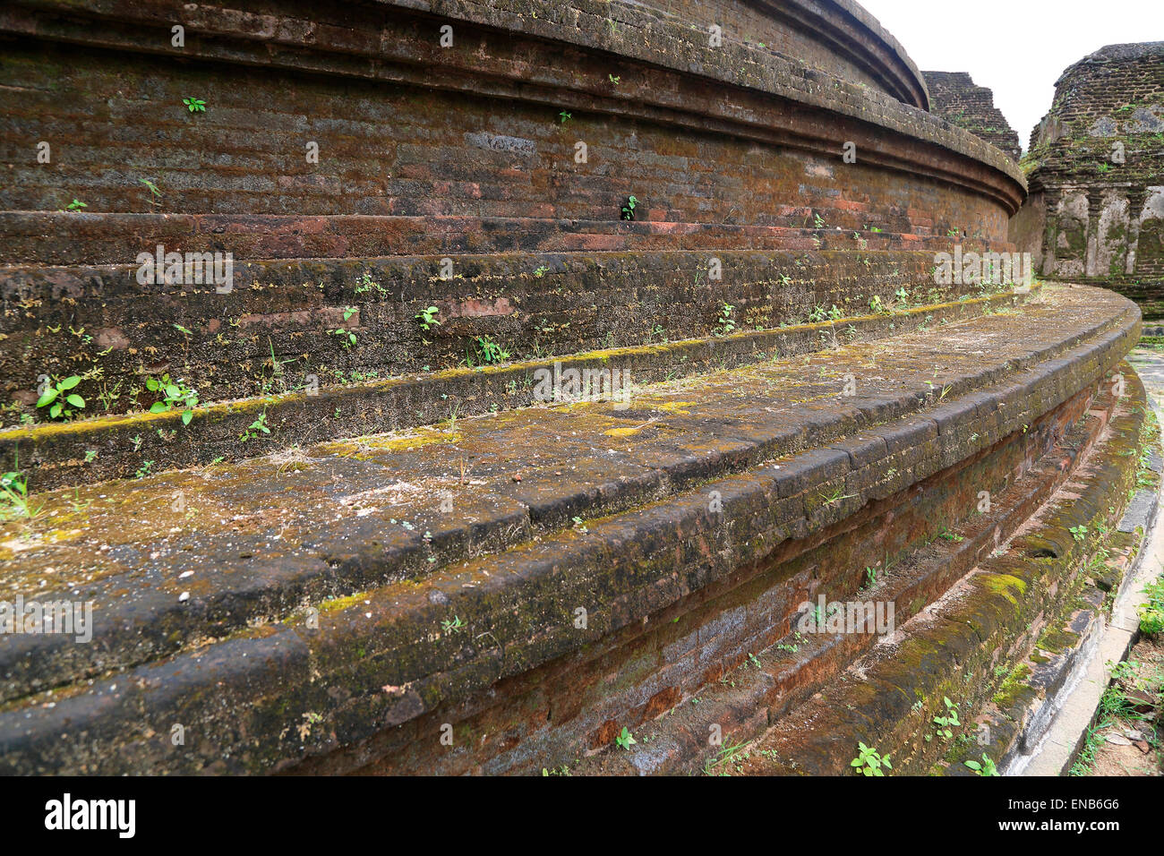 Walls of Rankot Vihara stupa UNESCO World Heritage Site, the ancient ...