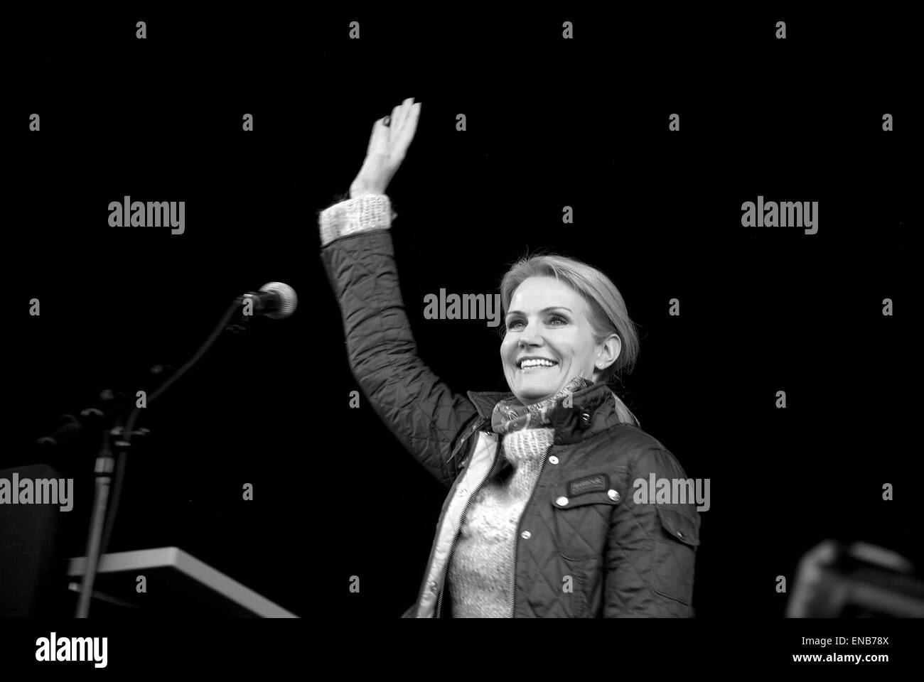 Helle thorning schmidt leader danish social Black and White Stock ...