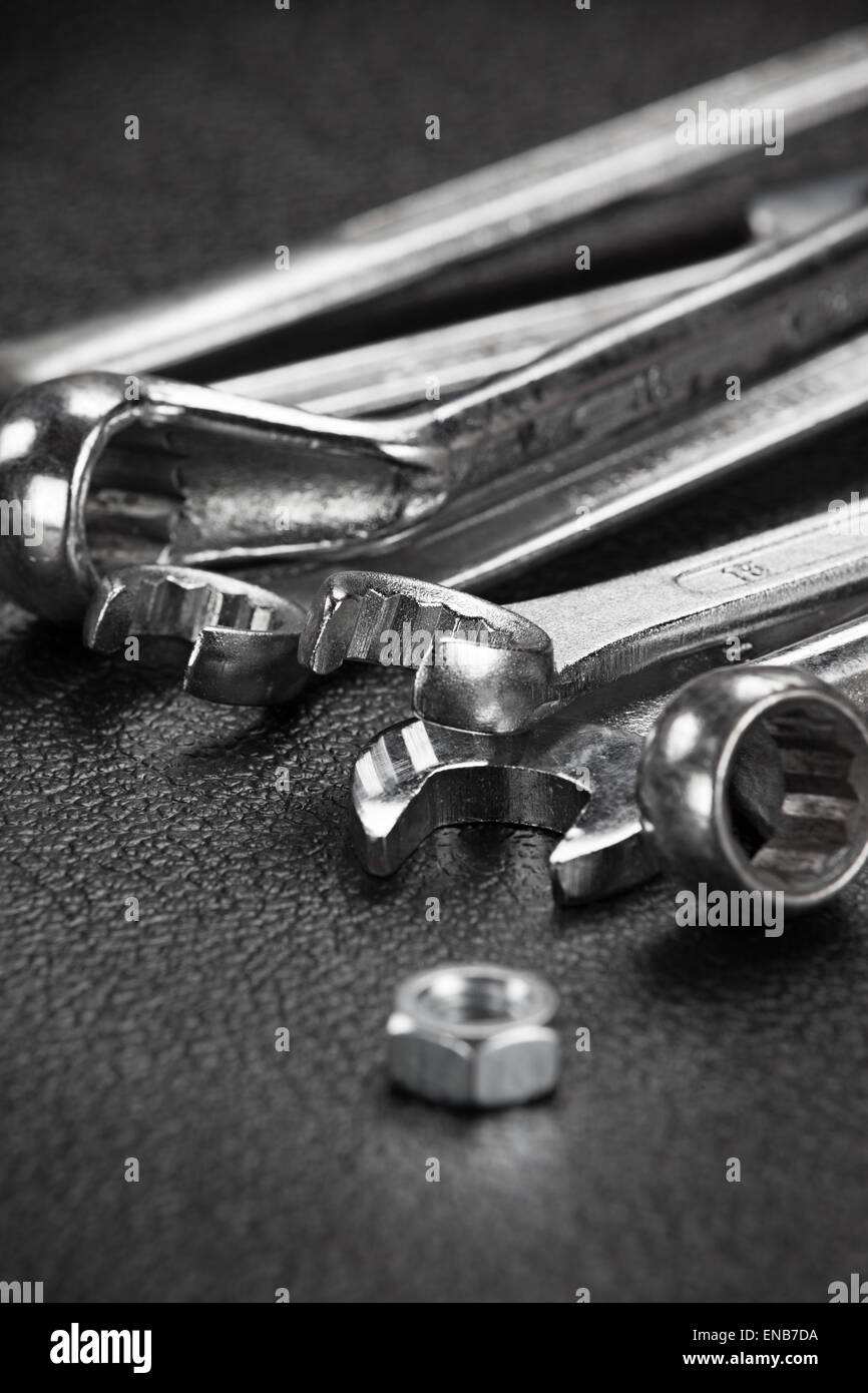 Bunch of spanners hi-res stock photography and images - Alamy