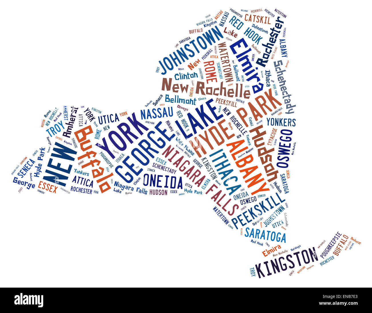 Illustration showing new york Cut Out Stock Images & Pictures - Alamy