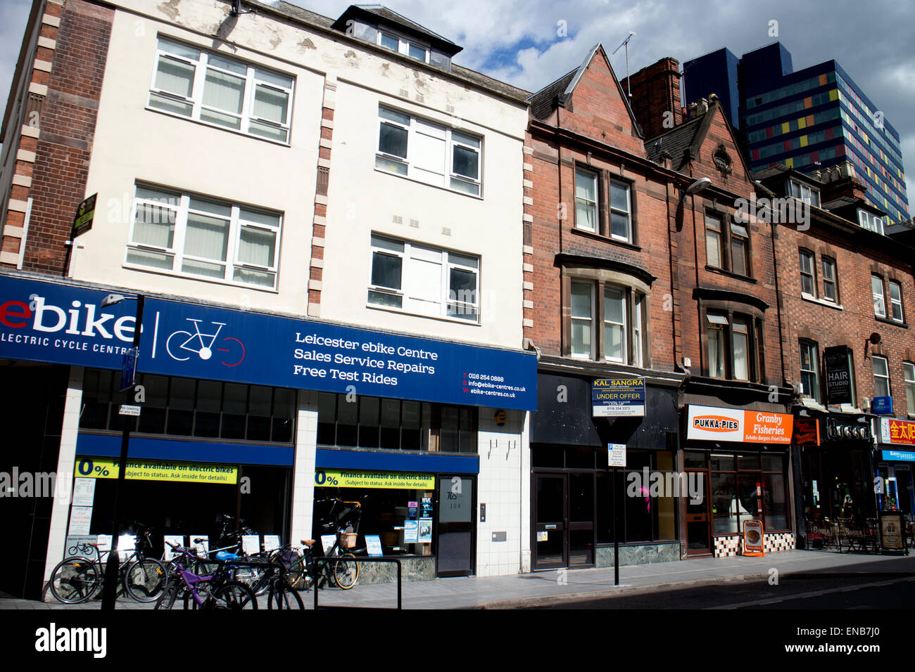 Granby Street, Leicester, Leicestershire, UK Stock Photo - Alamy