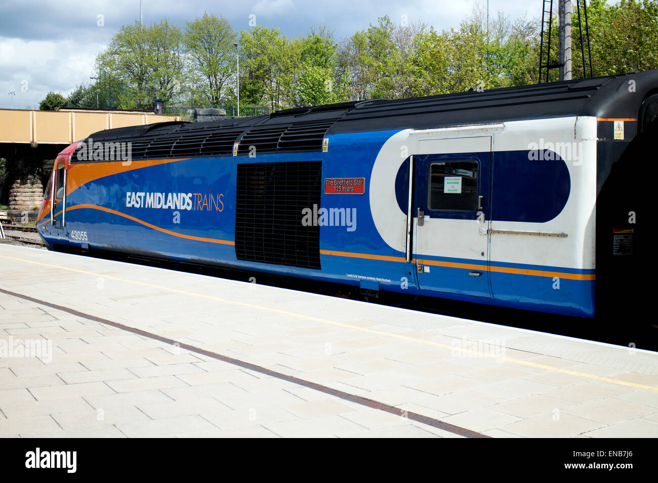 Train leicester station hst uk hi-res stock photography and images - Alamy