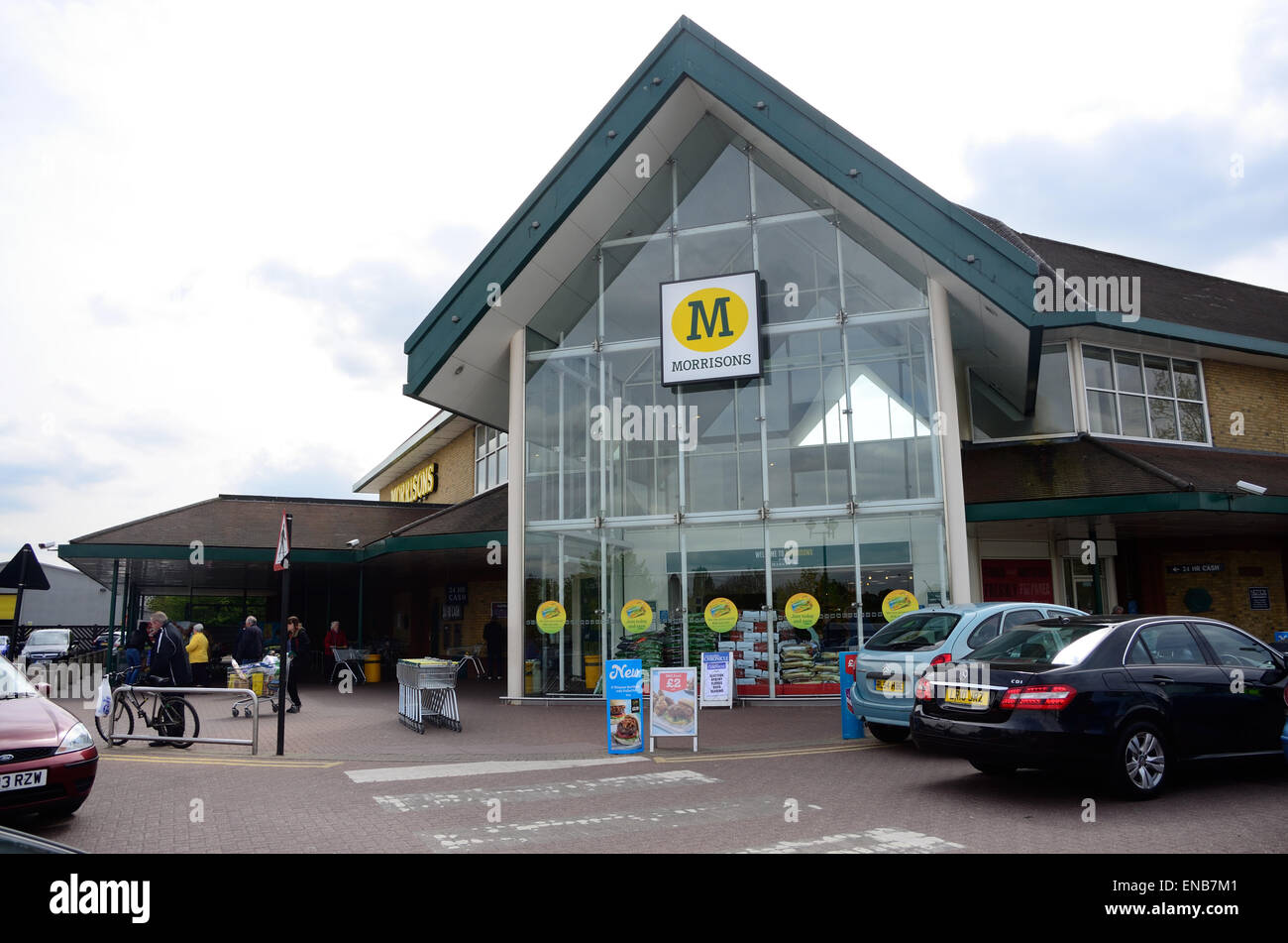 An exterior view of the Morrison store in Whitley, Reading, Berkshire ...