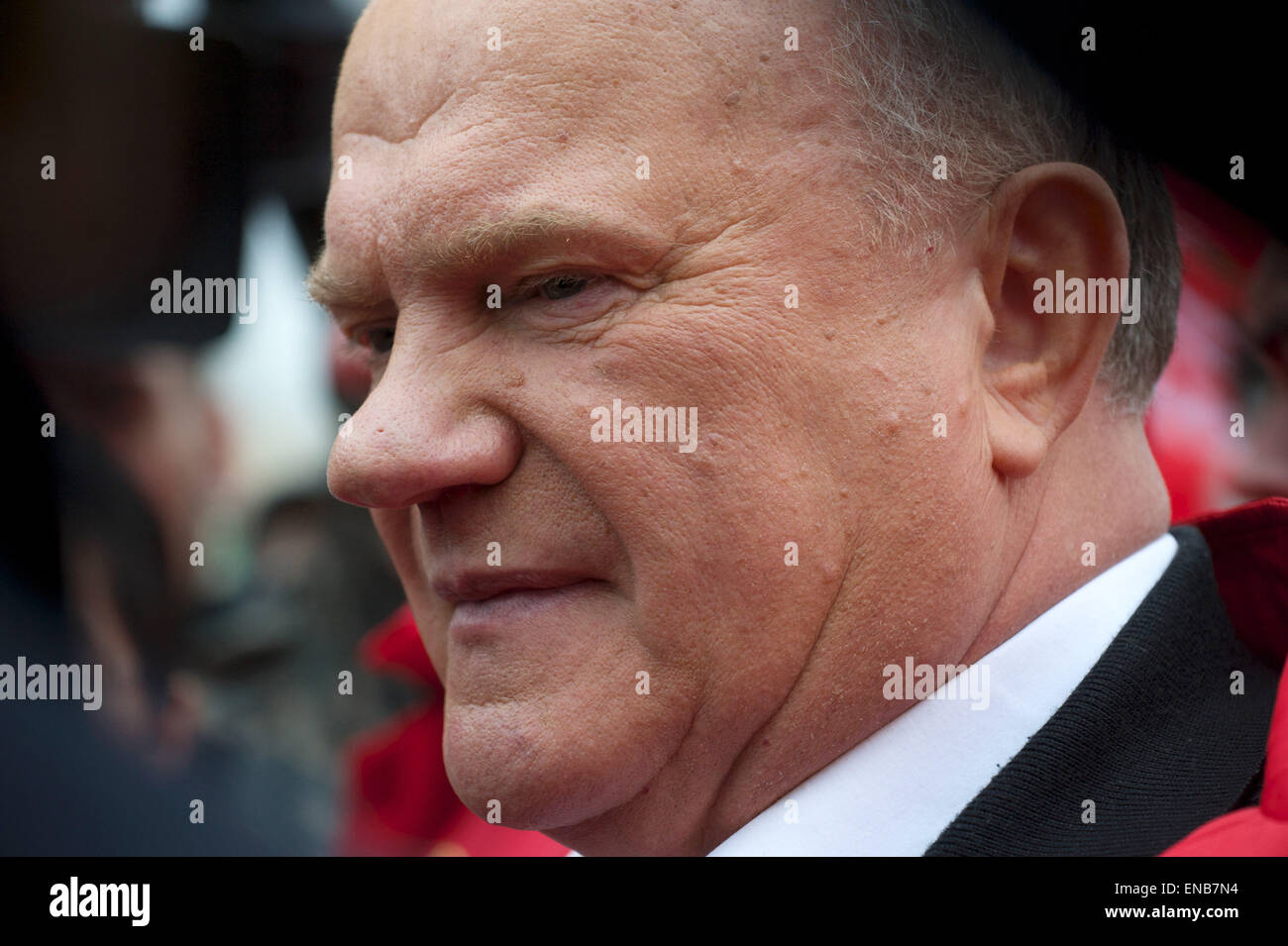 Moscow, Russia. 1st May, 2015. Leader of communist party Gennady ...