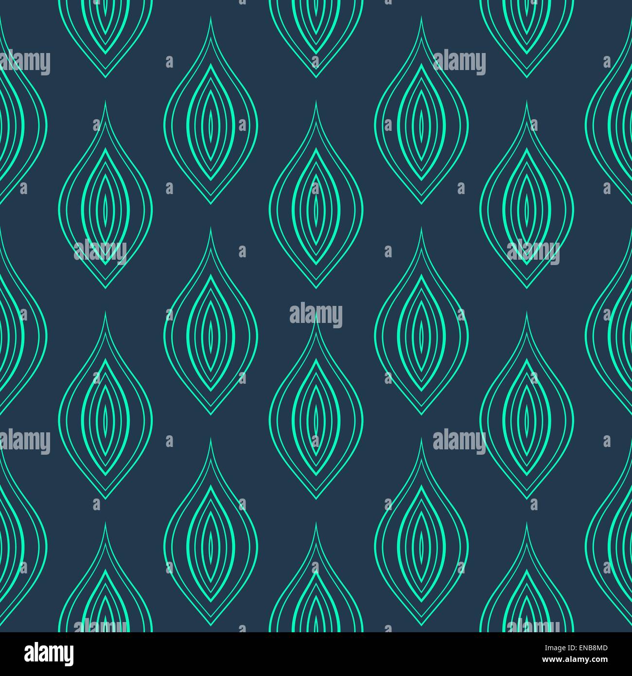 Vector Abstract vintage seamless background simple turquoise pattern ...