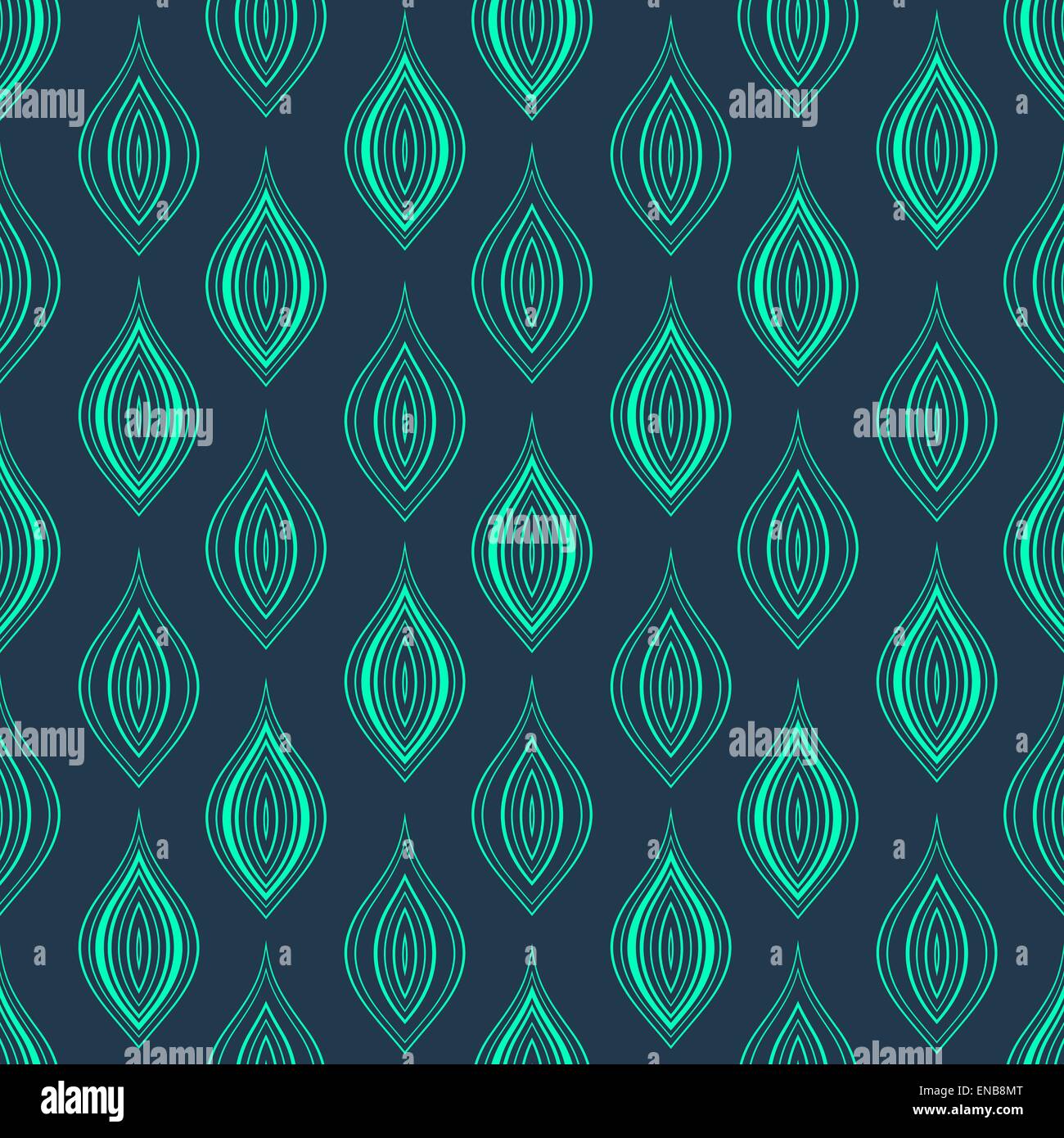 Vector Abstract vintage seamless background simple turquoise pattern ...