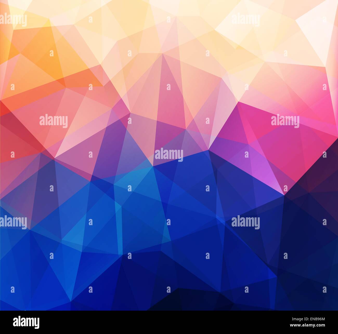Vector Abstract retro color low poly background Stock Vector Image ...