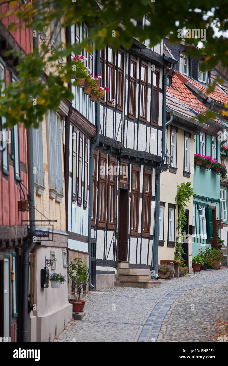 Medieval half timbered houses hi-res stock photography and images - Alamy