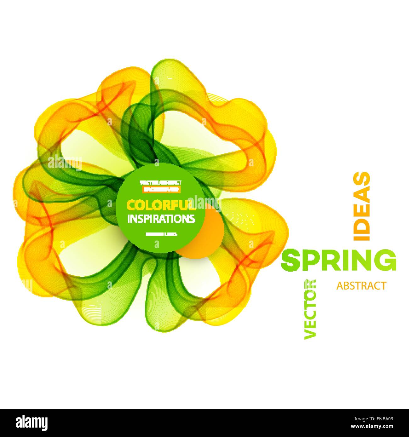 Vector Abstract spring background. Template brochure design Stock ...