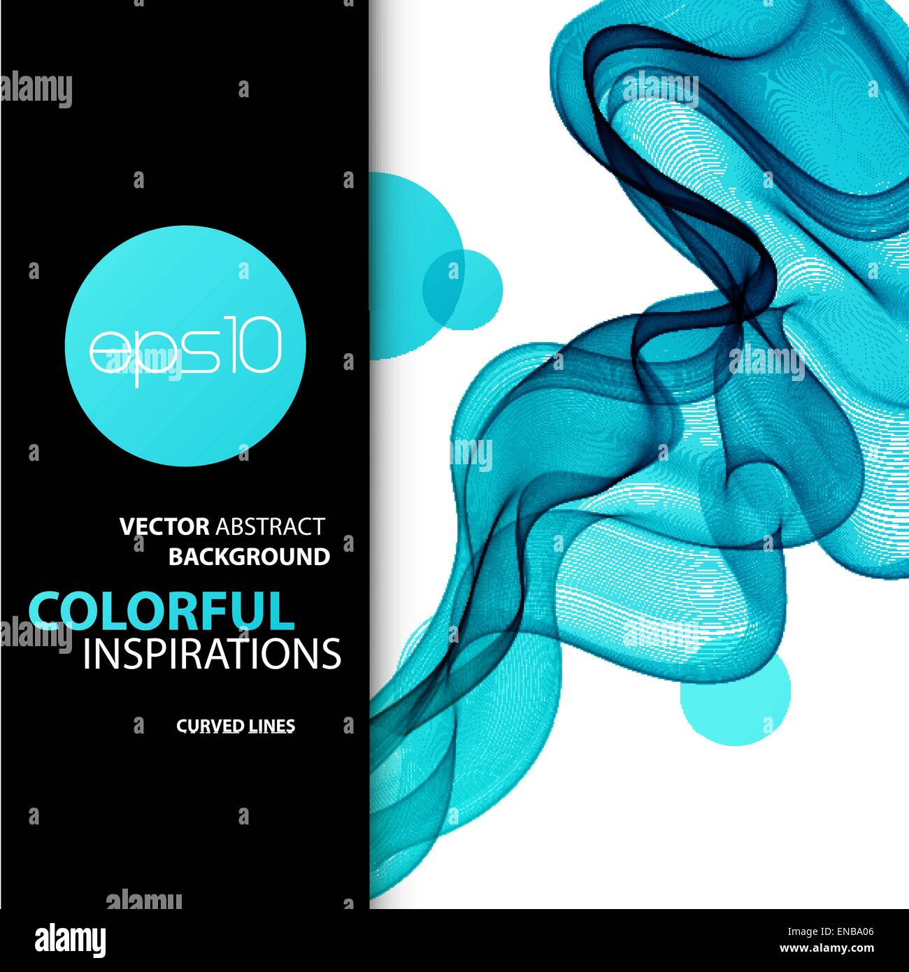 Vector Abstract smoky waves background. Template brochure design Stock Vector Image & Art - Alamy