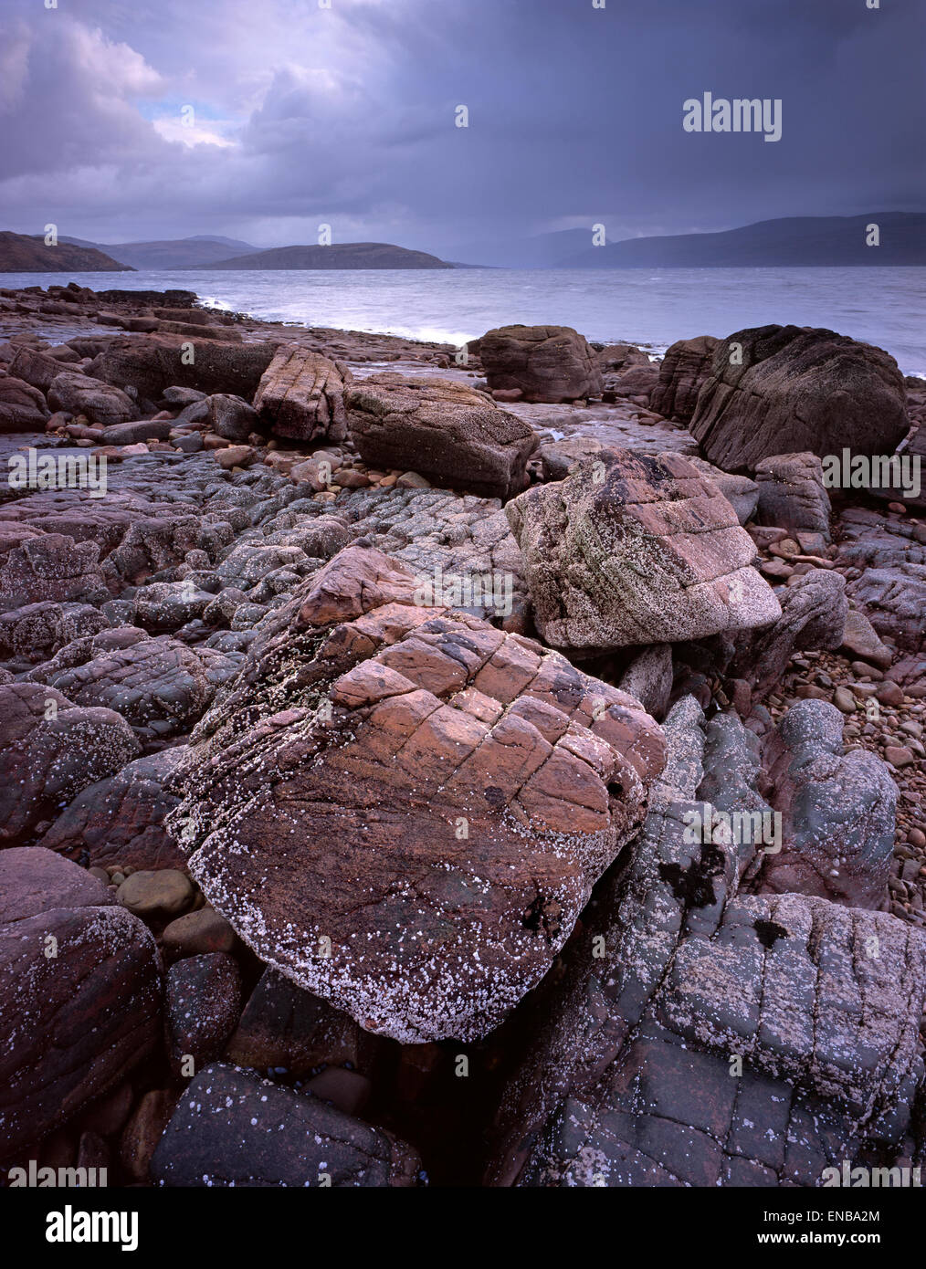 Loch Broom viewed from Culnacraig, Coigach, Scotland, UK Stock Photo ...