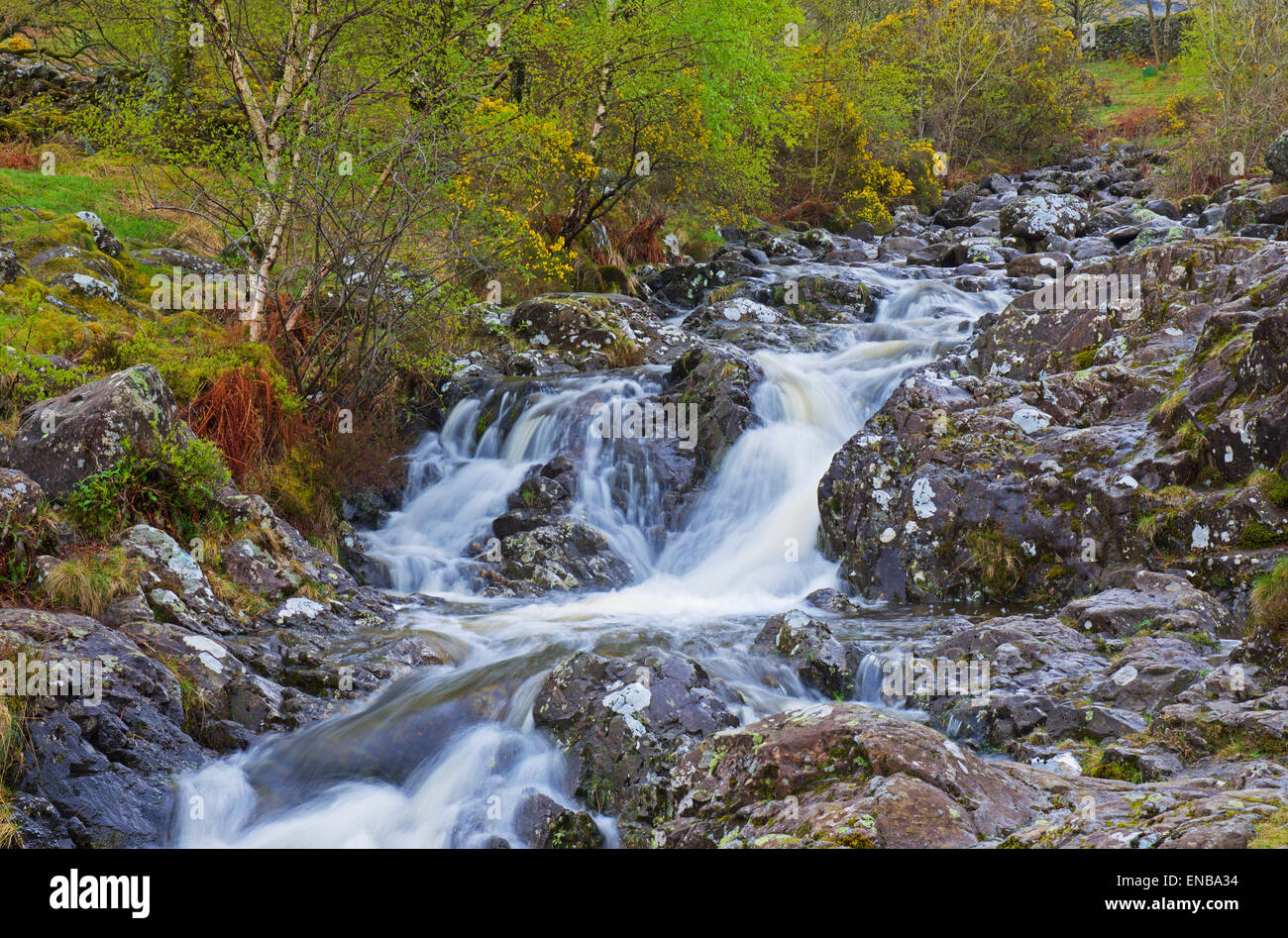 Barrow Beck, near Ashness Bridge, Borrowdale, Lake District National ...