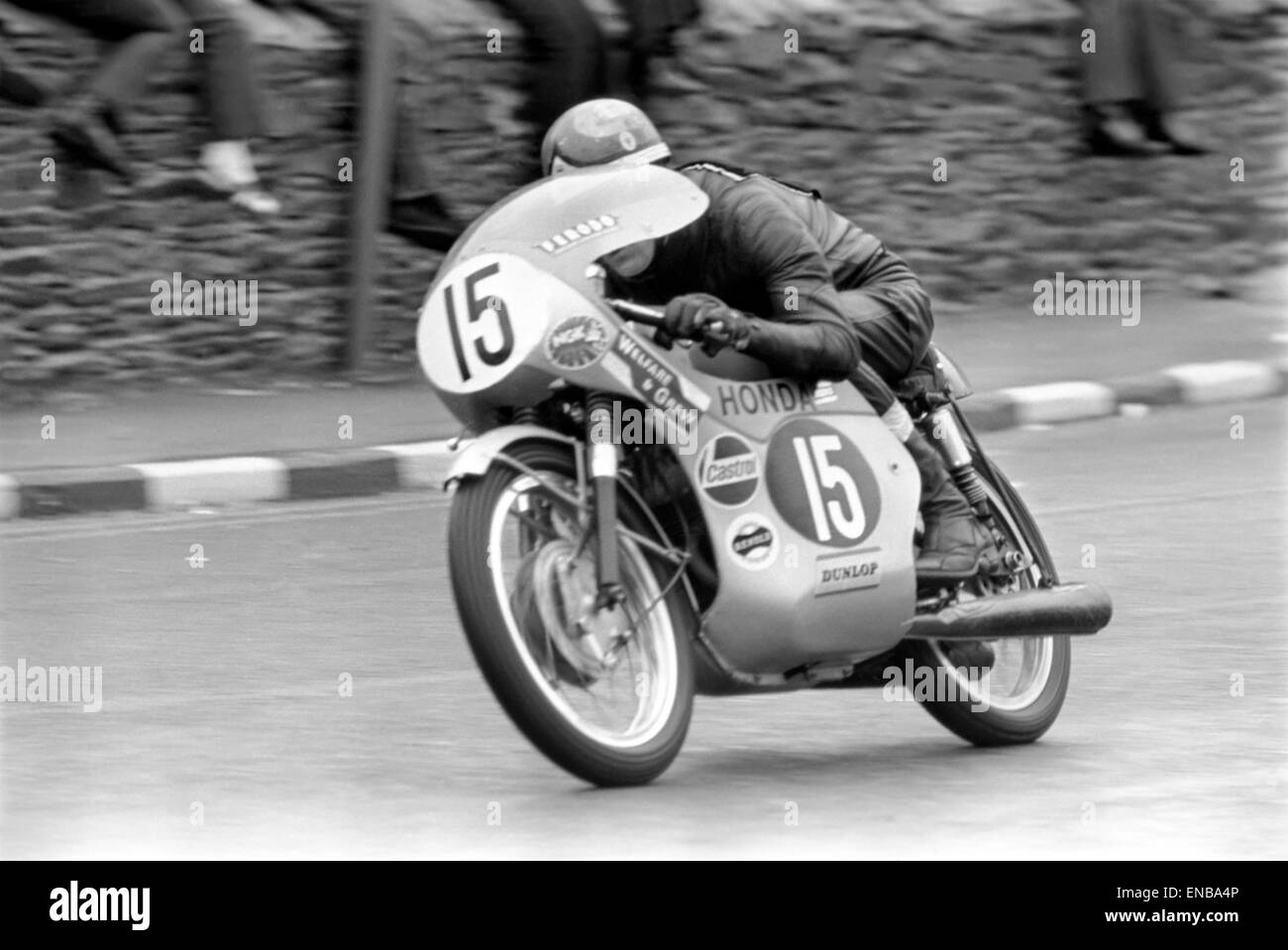 International tourist trophy race Black and White Stock Photos & Images ...
