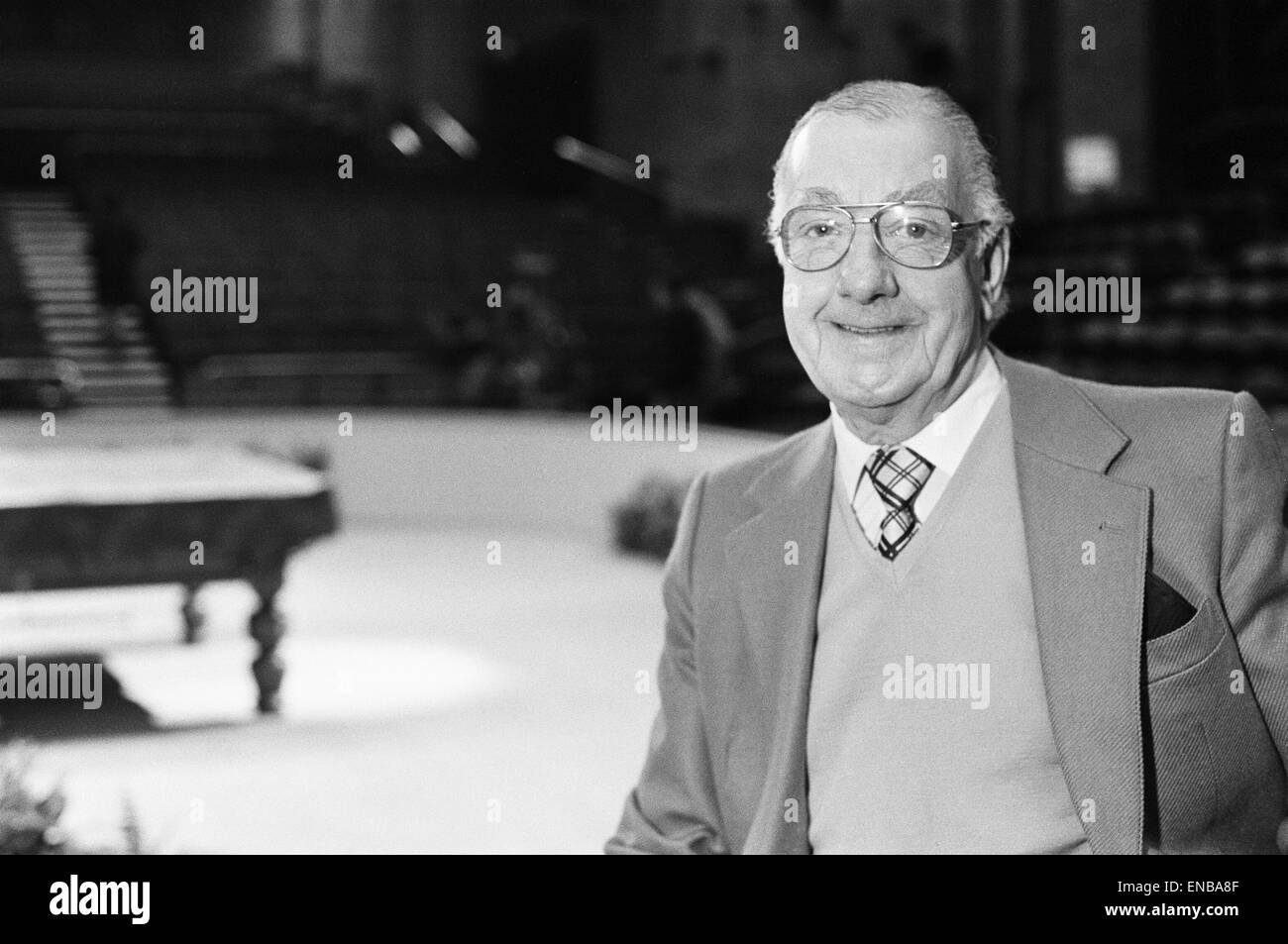 BBC snooker commentator Ted Lowe at Wembley Conference centre ahead of ...