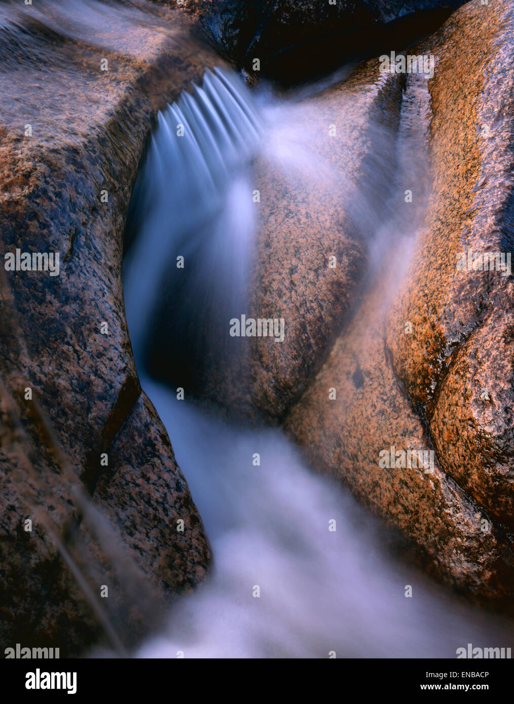 Waterfall on the Blackwater River near Strathpeffer in Inverness-shire ...