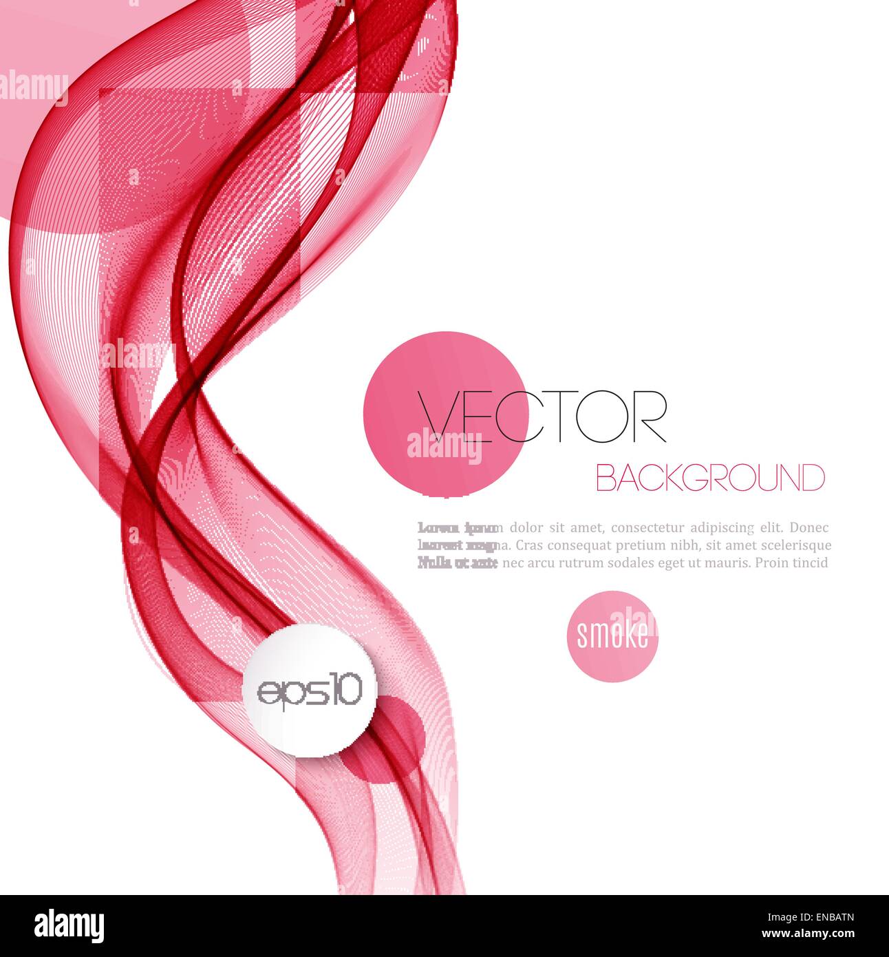 Vector Abstract smoky waves background. Template brochure design Stock Vector Image & Art - Alamy