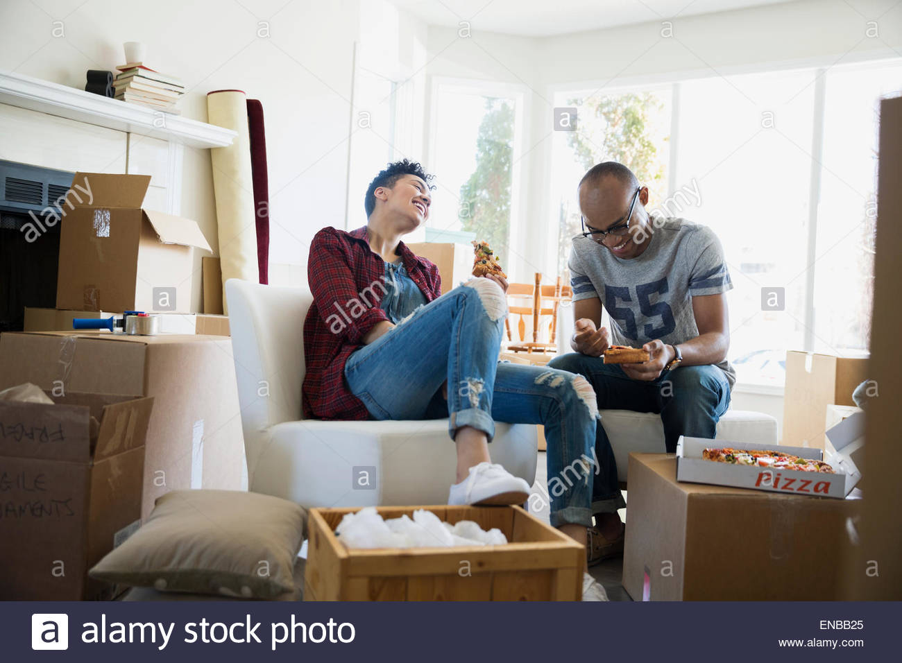 Person surrounded box hi-res stock photography and images - Alamy