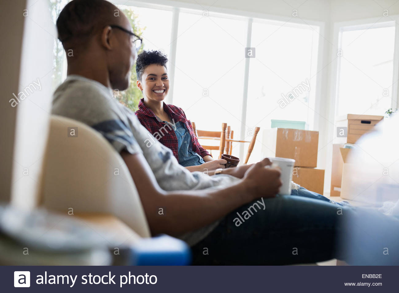 Person surrounded box hi-res stock photography and images - Alamy