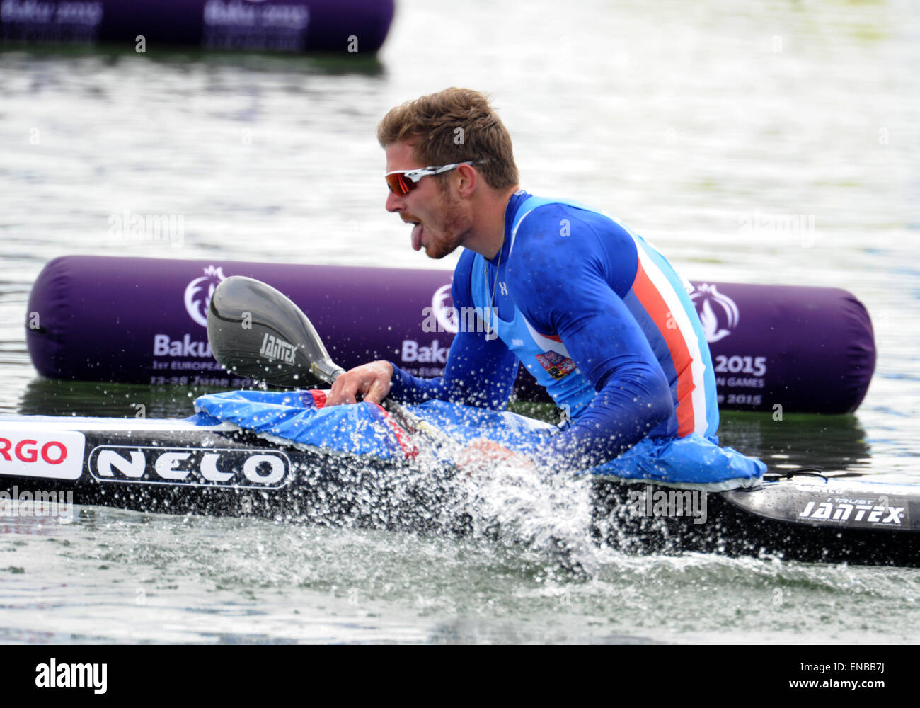 Racice, North Bohemia. 1st May, 2015. Jakub Spicar of Czech Republic is ...