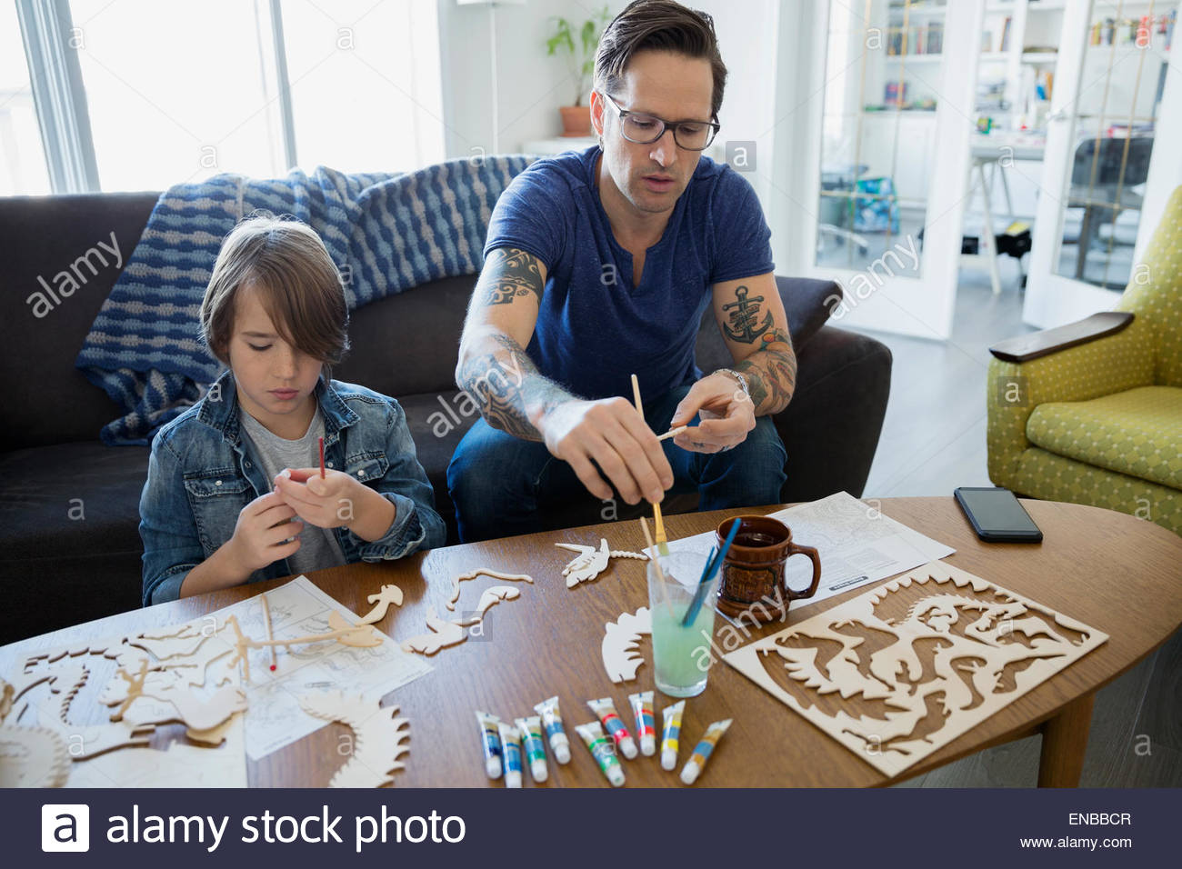 Child model craft hi-res stock photography and images - Alamy