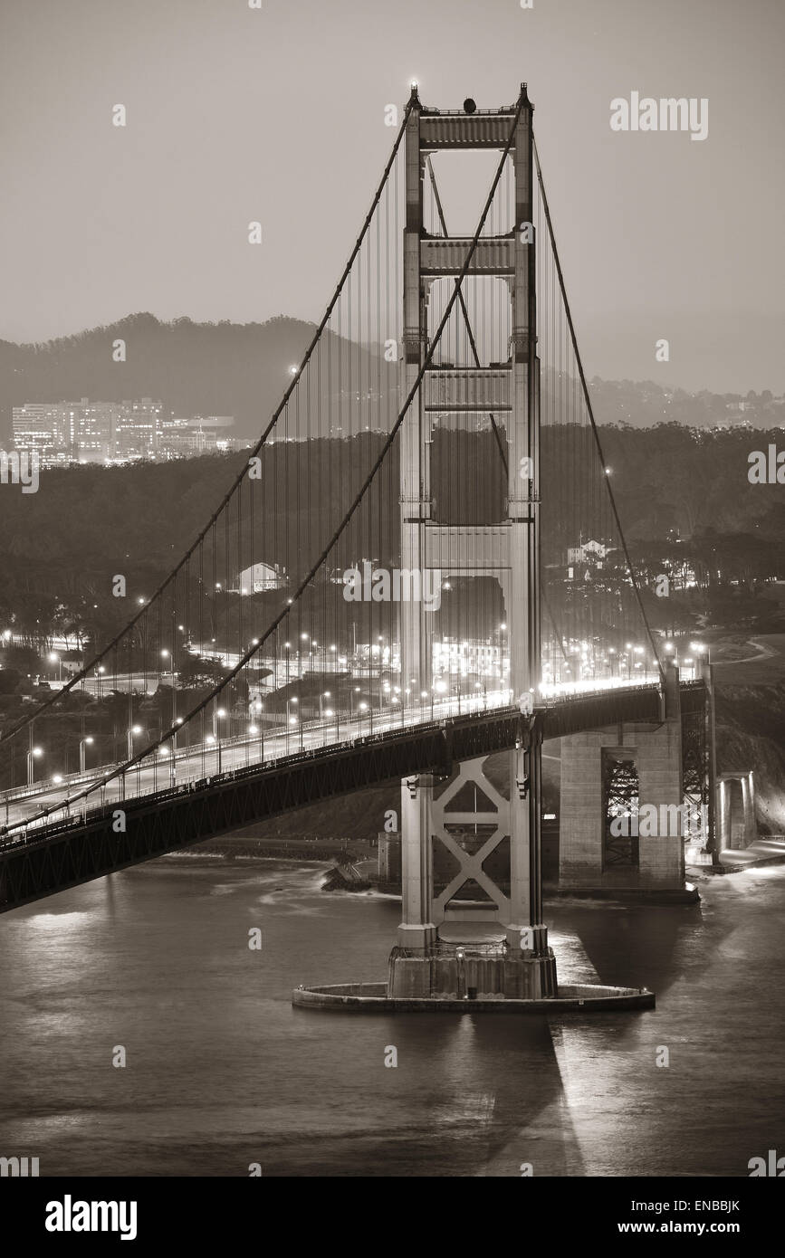 Golden Gate Bridge in San Francisco as the famous landmark Stock Photo ...