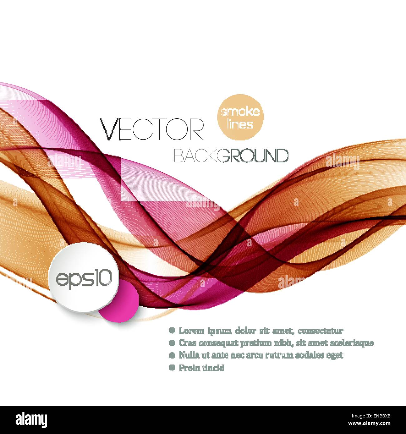 Vector Abstract smoky waves background. Template brochure design Stock Vector Image & Art - Alamy