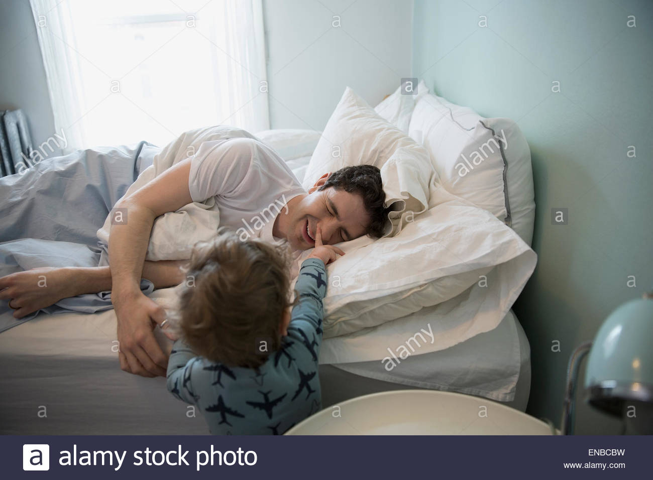 Son reaching to father hi-res stock photography and images - Alamy