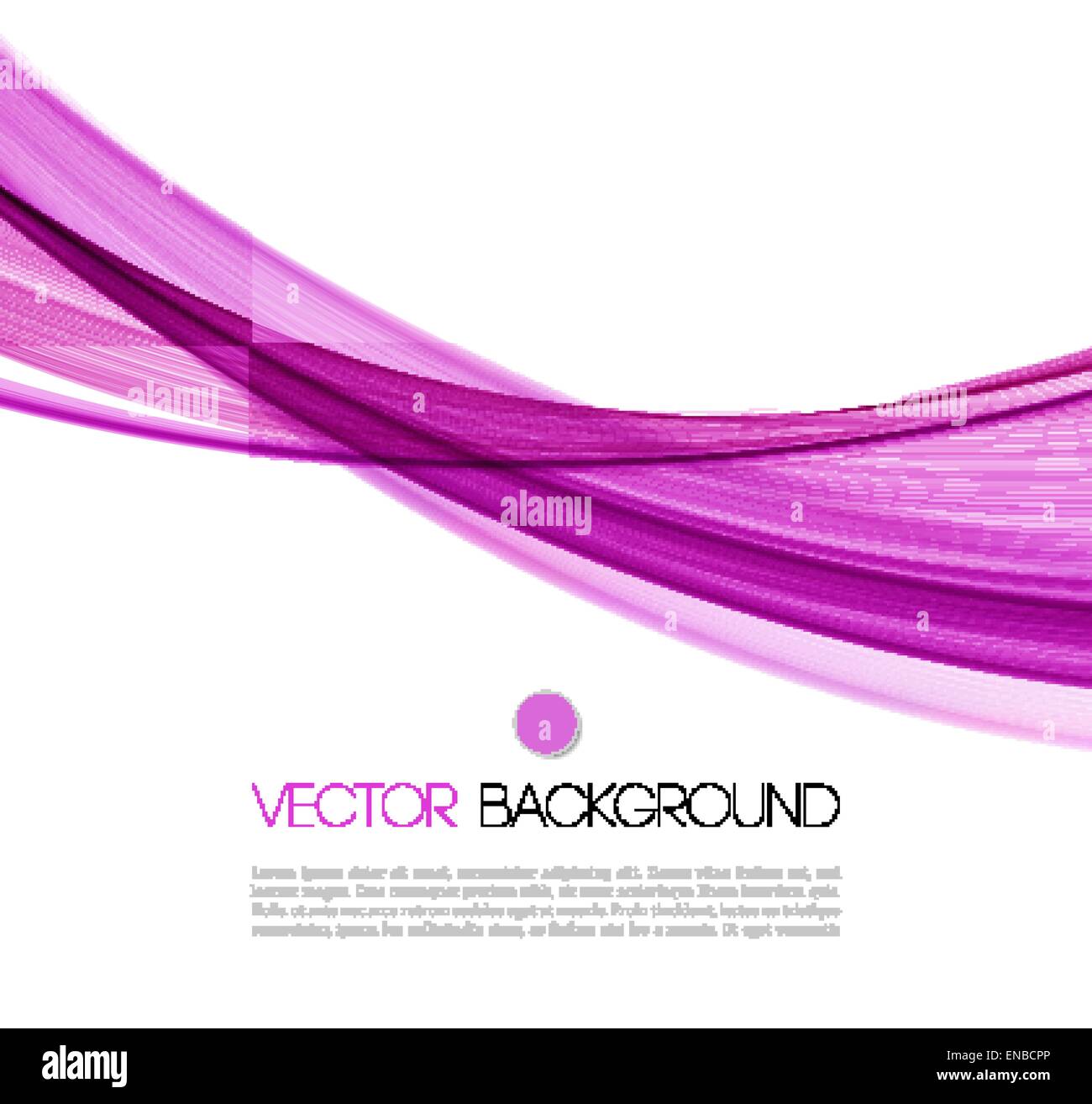 Vector Abstract curved lines background. Template brochure design Stock ...