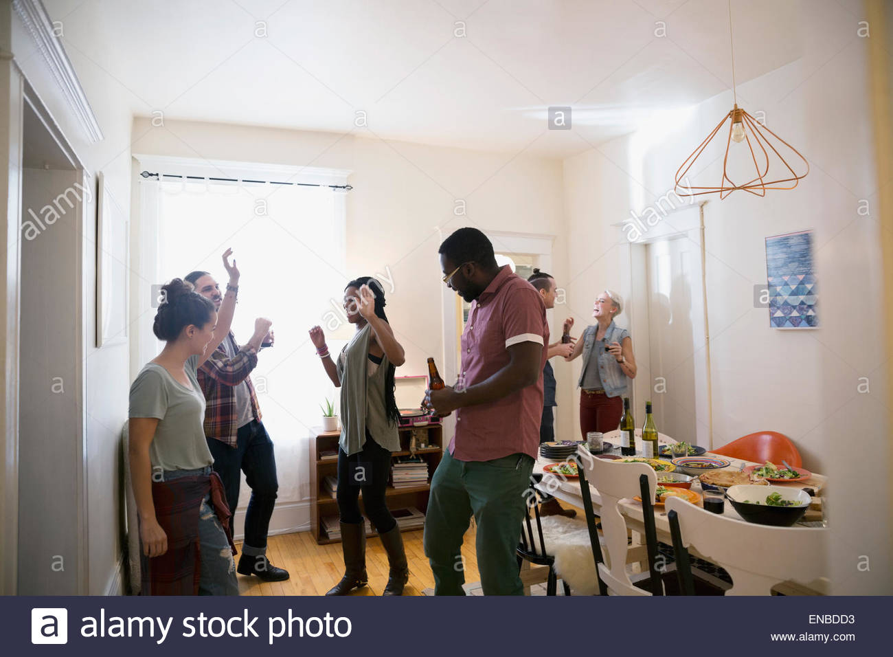 Woman dancing party hi-res stock photography and images - Alamy